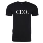 CEO. – Men’s Black T-Shirt – Shirtsy – On Demand Tee Printing