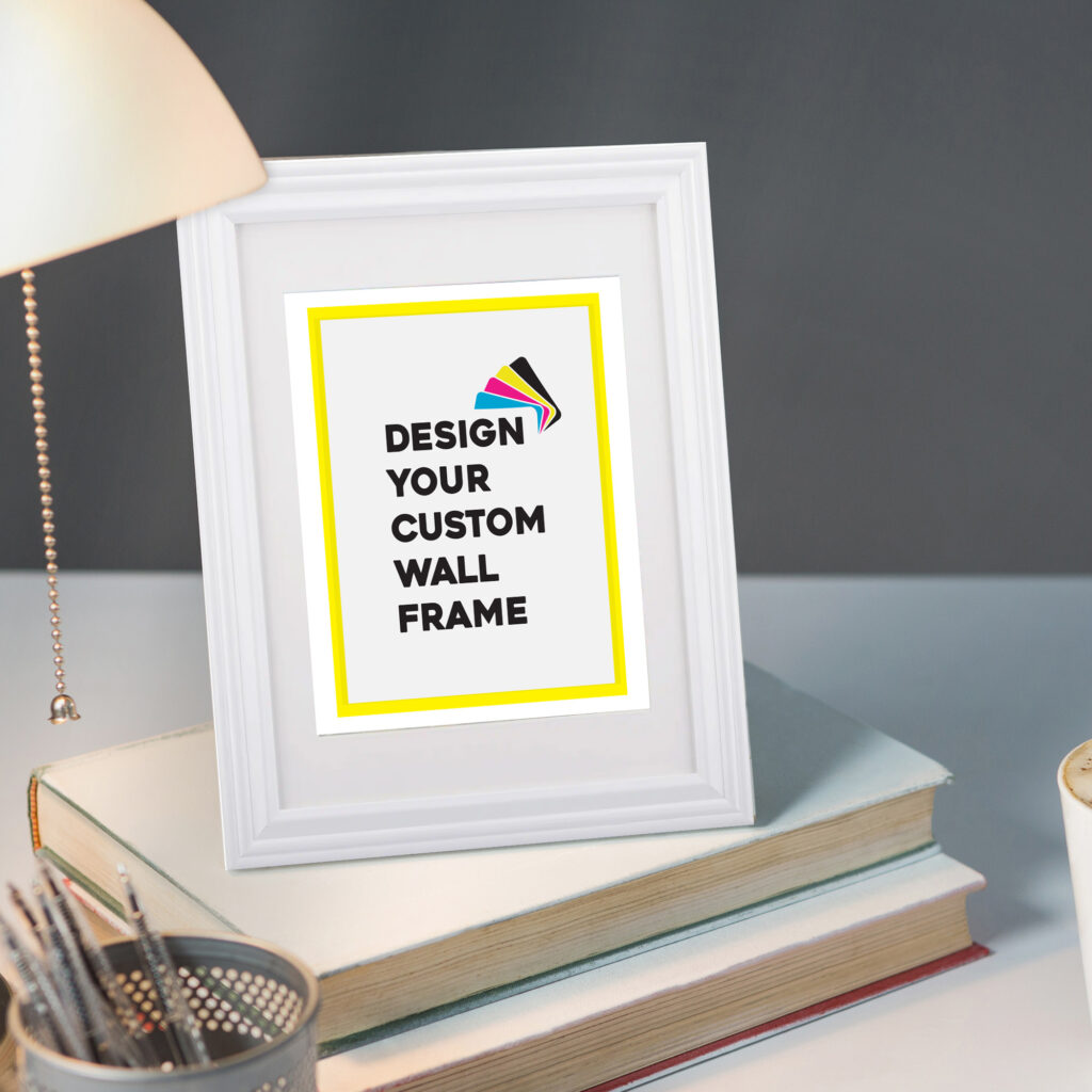 8 x 10 White Frame With Mat – Shirtsy – On Demand Tee Printing