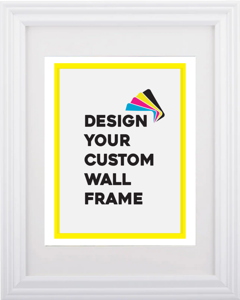 Custom 10 x 13 White Picture Frame with White Mat – Shirtsy – On Demand ...