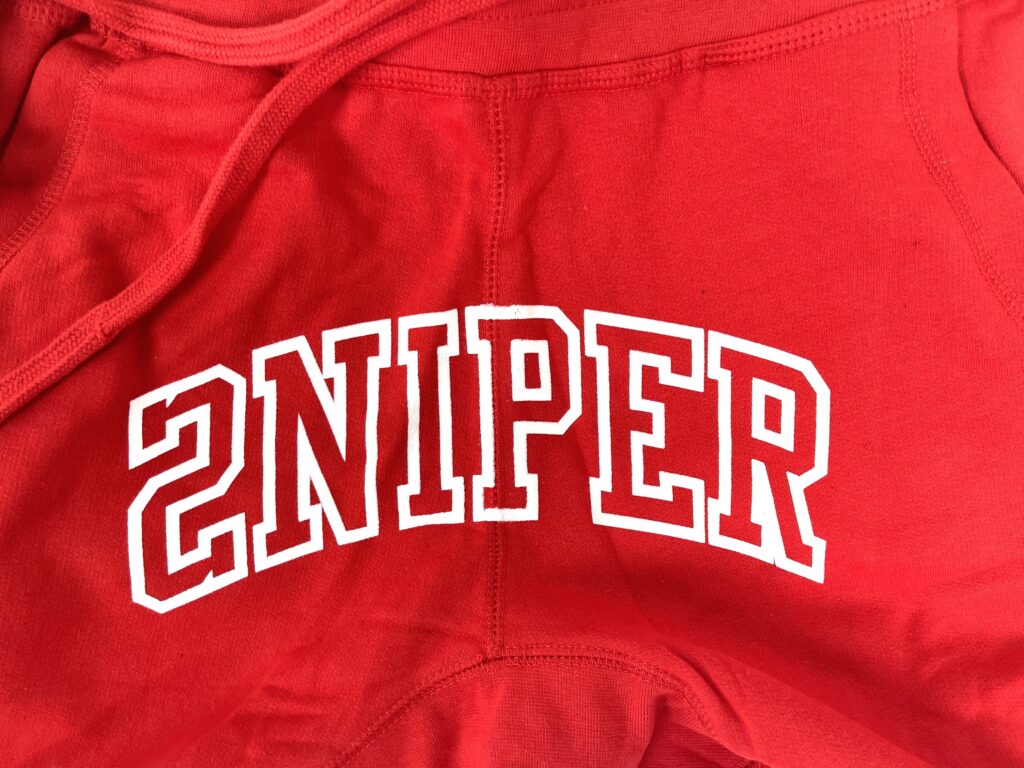 Sniper Gang Varsity Joggers (Red) – Shirtsy – On Demand Tee Printing