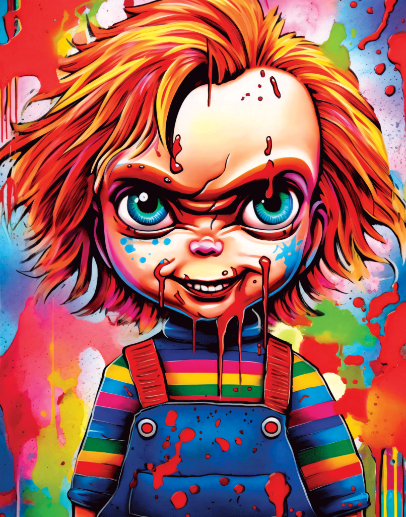 Chucky’s Worst Nightmare 18″ x 24″ Canvas Wall Art – Shirtsy – On ...